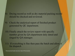 BMR (Batch Manufacturing Record) | PPTX