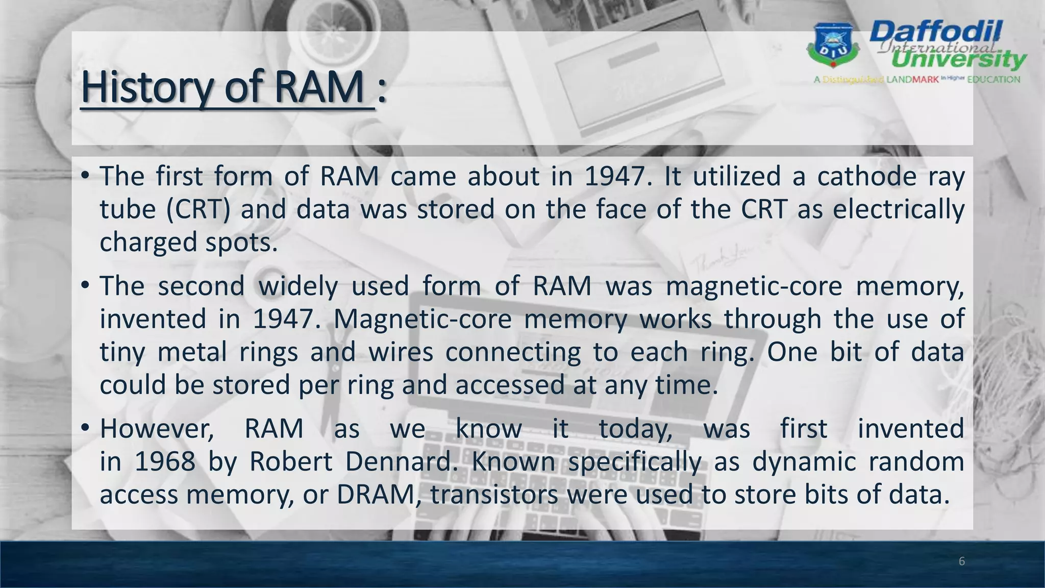 Application of Ram and ROM | PPTX