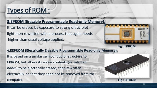 Application of Ram and ROM | PPTX | Data Storage and Warehousing | Computing
