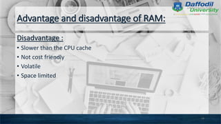 Application of Ram and ROM | PPTX