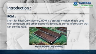 Application of Ram and ROM | PPTX