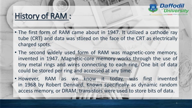 Application of Ram and ROM | PPTX | Data Storage and Warehousing ...