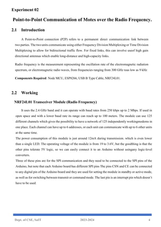 IOT REPORT a Report on subject of IOT under VTU curriculum | PDF