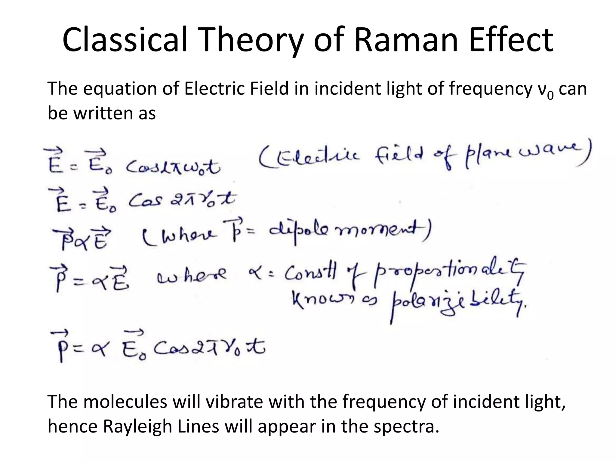 Raman effect | PPTX