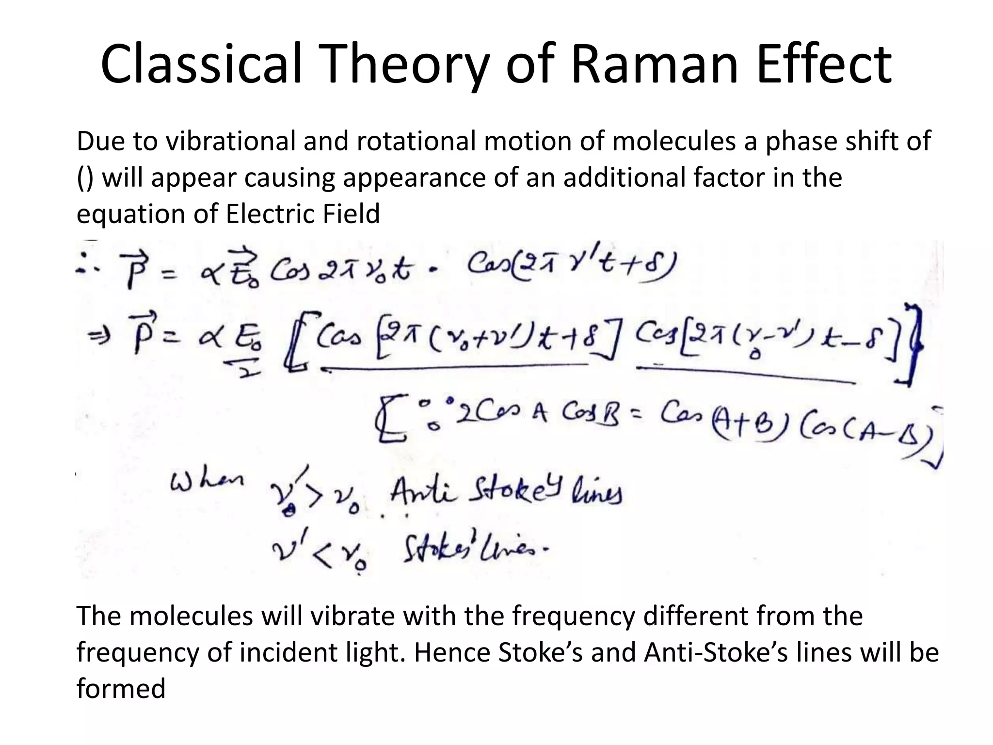 Raman effect | PPTX