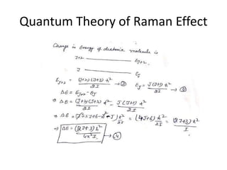 Raman effect | PPTX