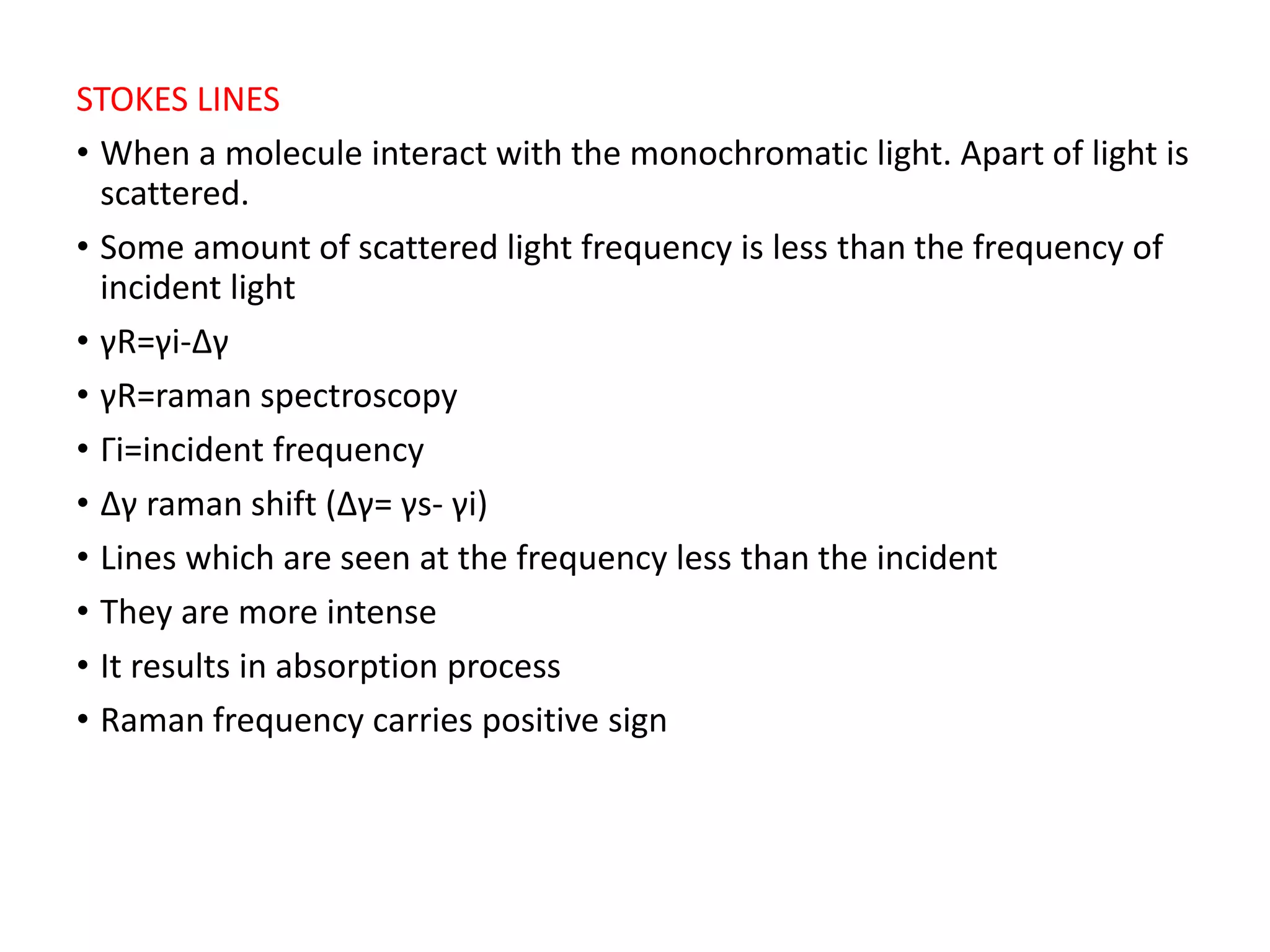 Raman Spectroscopy - Principle, Criteria, Instrumentation and ...