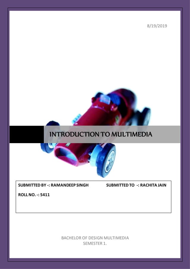 introduction to multimedia | DOCX