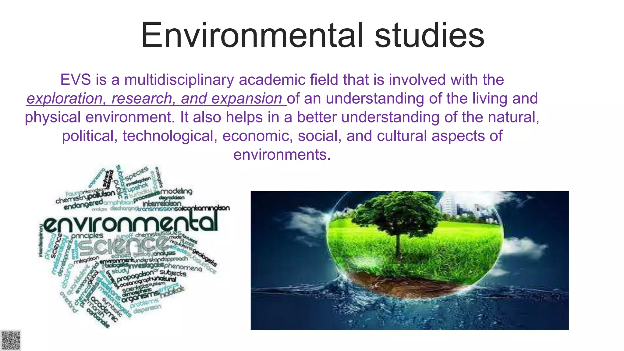multidisciplinary nature of environmental studies | PPT