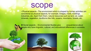 multidisciplinary nature of environmental studies | PPT