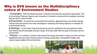 multidisciplinary nature of environmental studies | PPTX