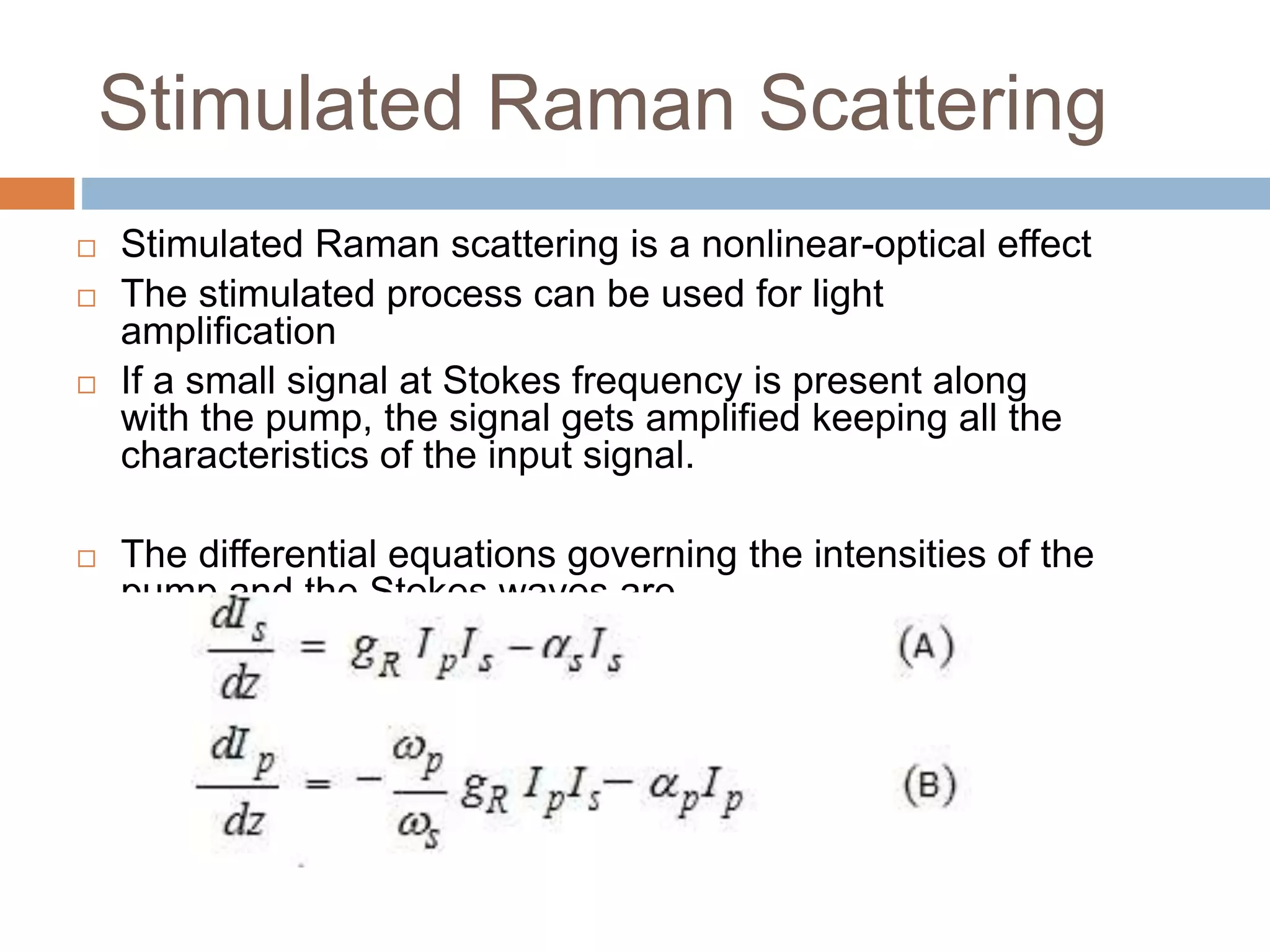 Raman scatttering | PPTX