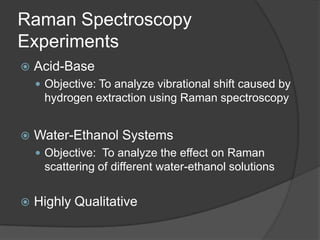 Raman Spectroscopy | PPTX