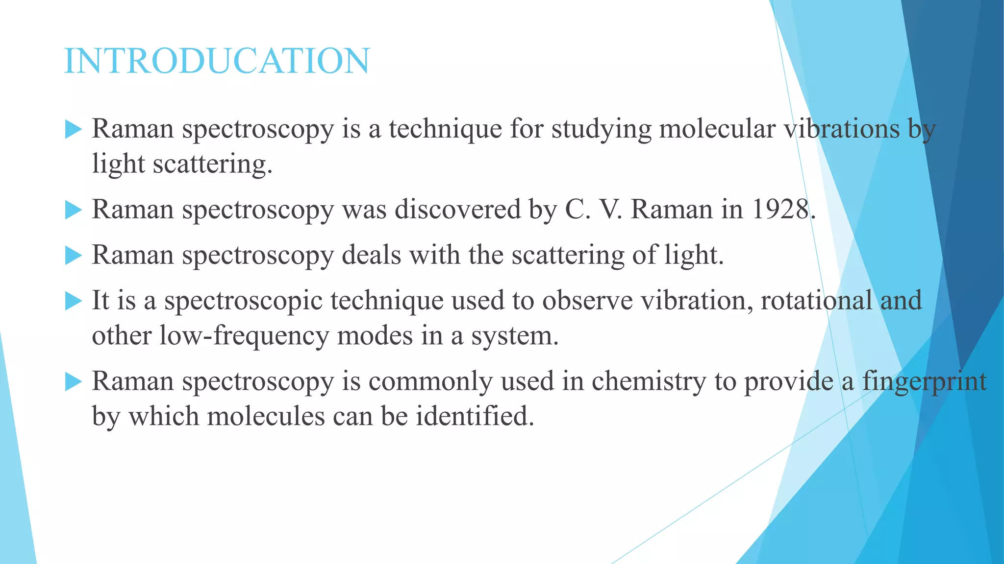 Raman Spectroscopy.pptx | Chemistry | Science