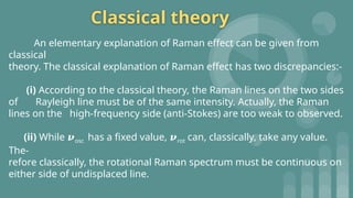 Raman Spectroscopy and its applications.pptx