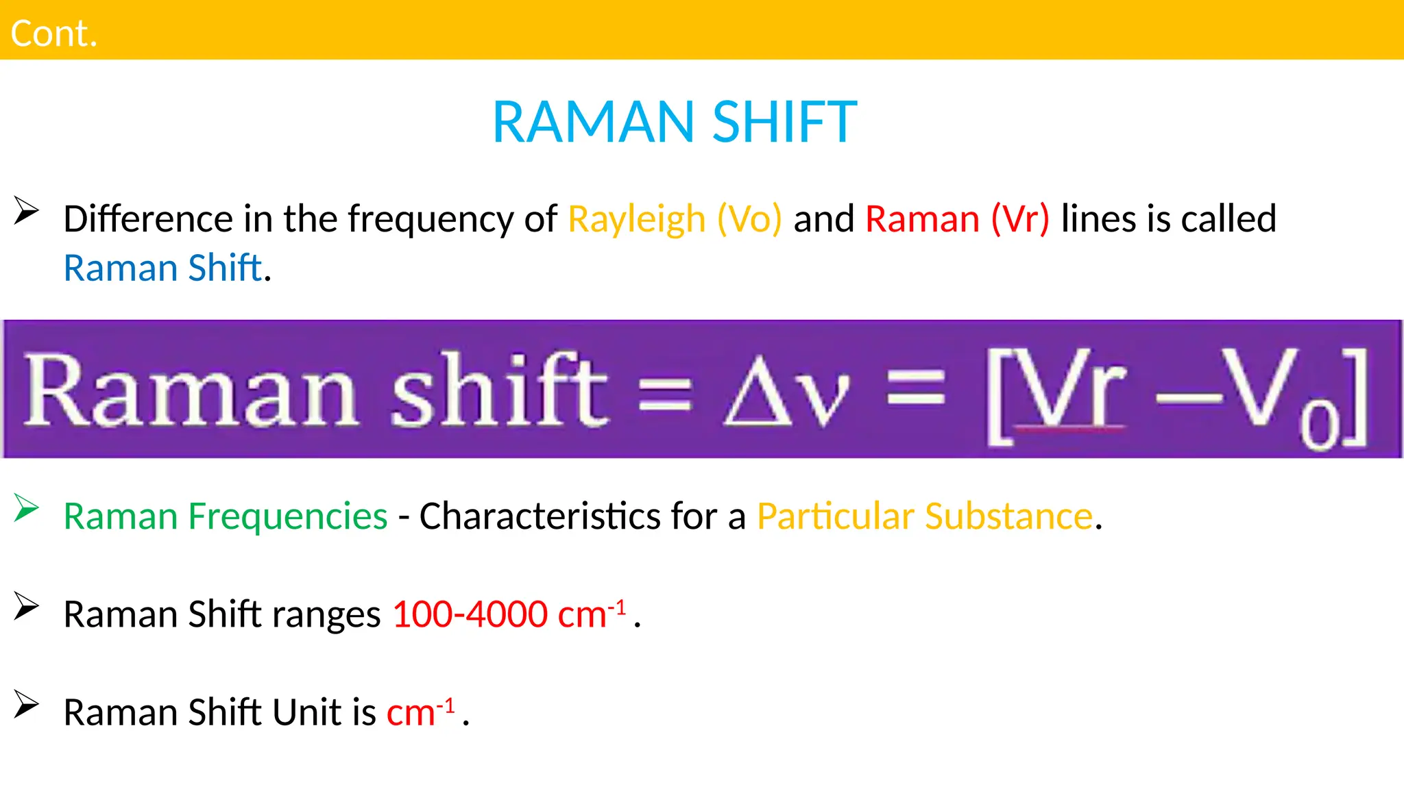 RAMAN SPECTROSCOPY M.PHARMA CHEMISTRY 2ND SEMESTER (MPC201T) ADVANCED ...