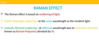 RAMAN SPECTROSCOPY M.PHARMA CHEMISTRY 2ND SEMESTER (MPC201T) ADVANCED ...