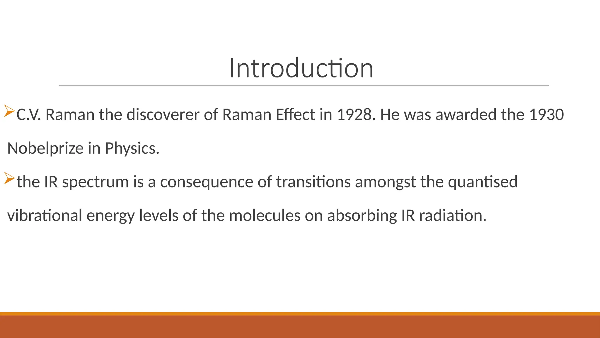 introdction of Raman scattering and its theories | PPTX