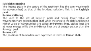 introdction of Raman scattering and its theories | PPTX