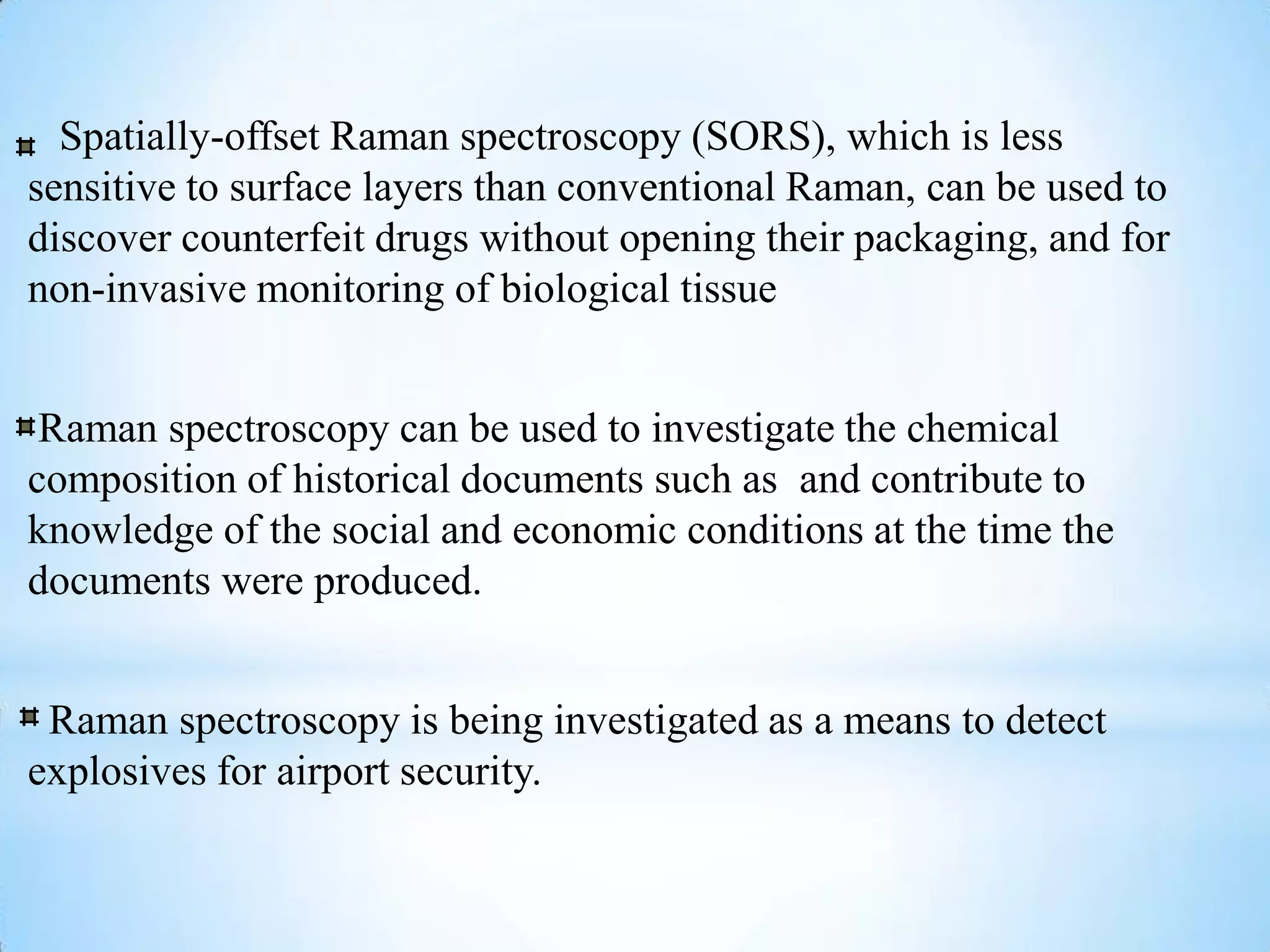 Raman spectroscopy | PPTX