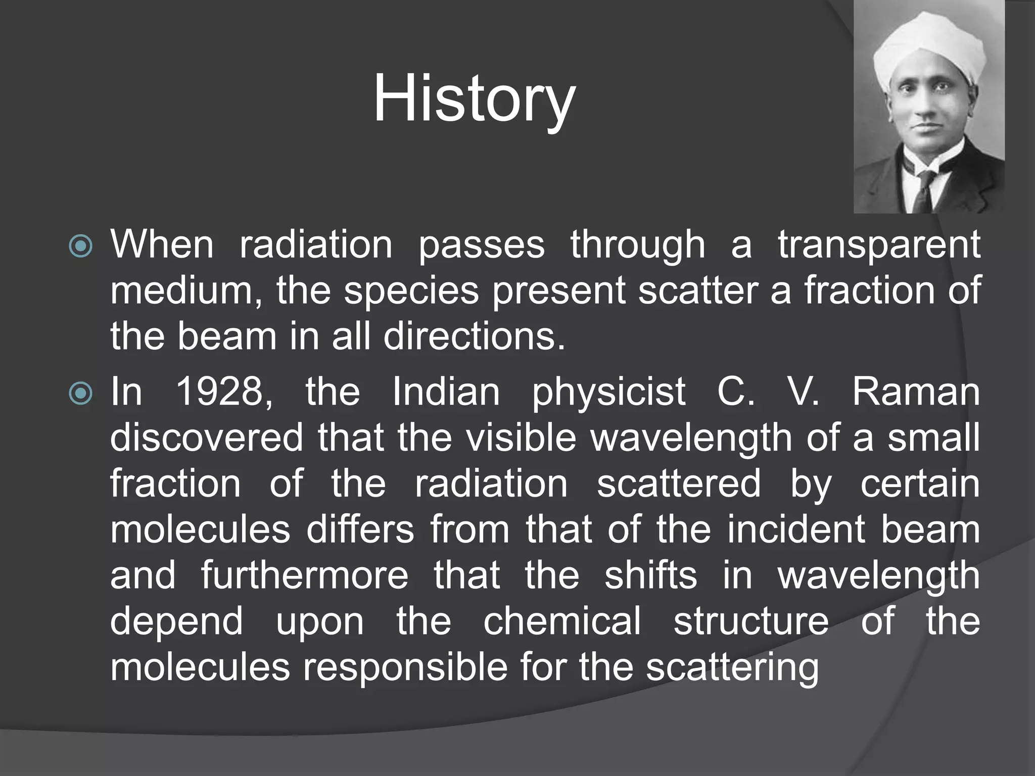 Raman spectroscopy | PPTX