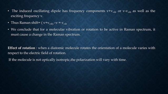 Raman spectroscopy (1) | PPTX | Chemistry | Science
