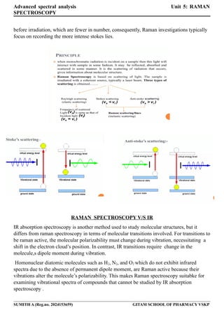 advanced spectral analysis - RAMAN SPECTROSCOPY (1).docx