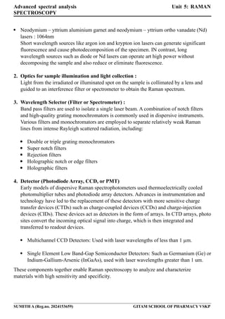 advanced spectral analysis - RAMAN SPECTROSCOPY (1).docx