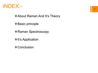 Raman spectroscopy | PDF