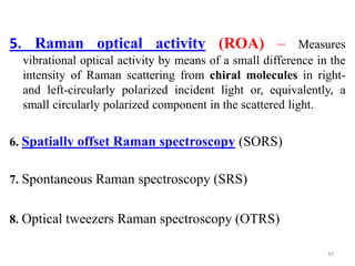 Raman spectroscopy by nitish kumar | PPTX