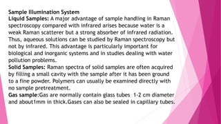Raman spectroscopy jivan Pund | PPTX