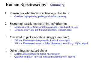 Raman_Tutorial_Basics, Instrumentation, Application | PPT