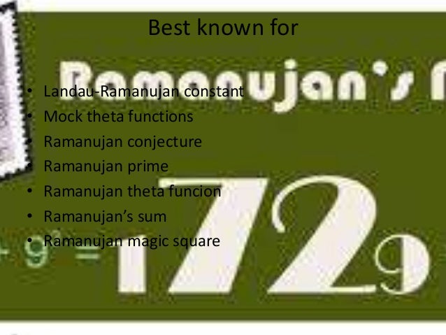 Ramanujan Conjecture