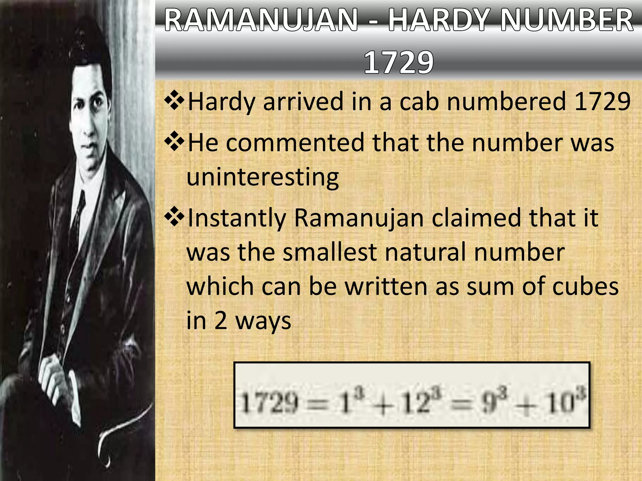 Ramanujan: The Man Who Knew Infinity | PPTX