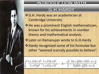 Ramanujan: The Man Who Knew Infinity | PPTX