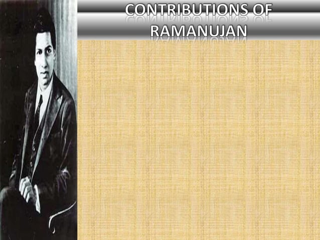Ramanujan: The Man Who Knew Infinity | PPTX | Hinduism | Religion ...