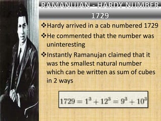 Ramanujan: The Man Who Knew Infinity | PPTX