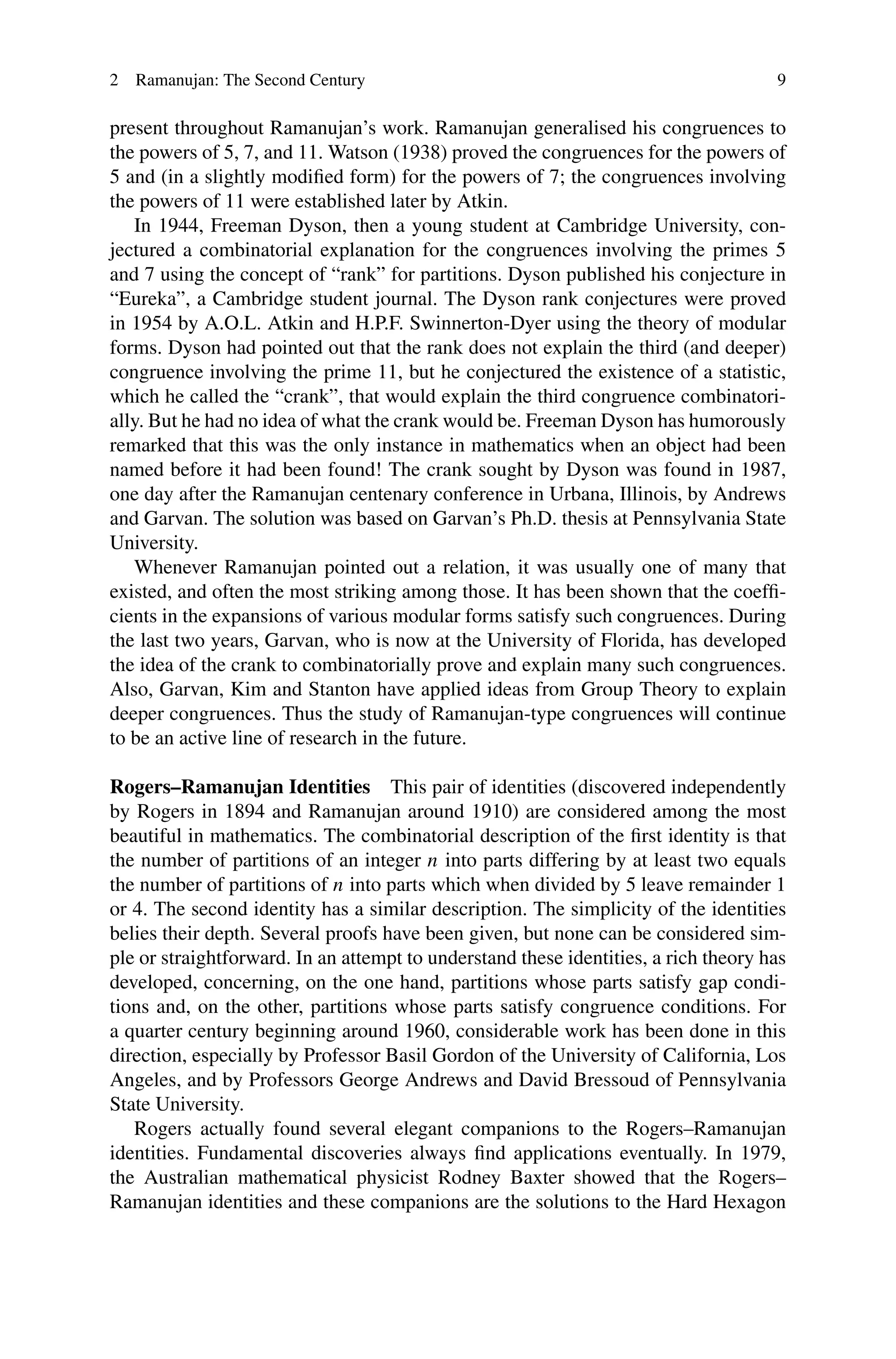 Ramanujan's place in the world of mathematics | PDF