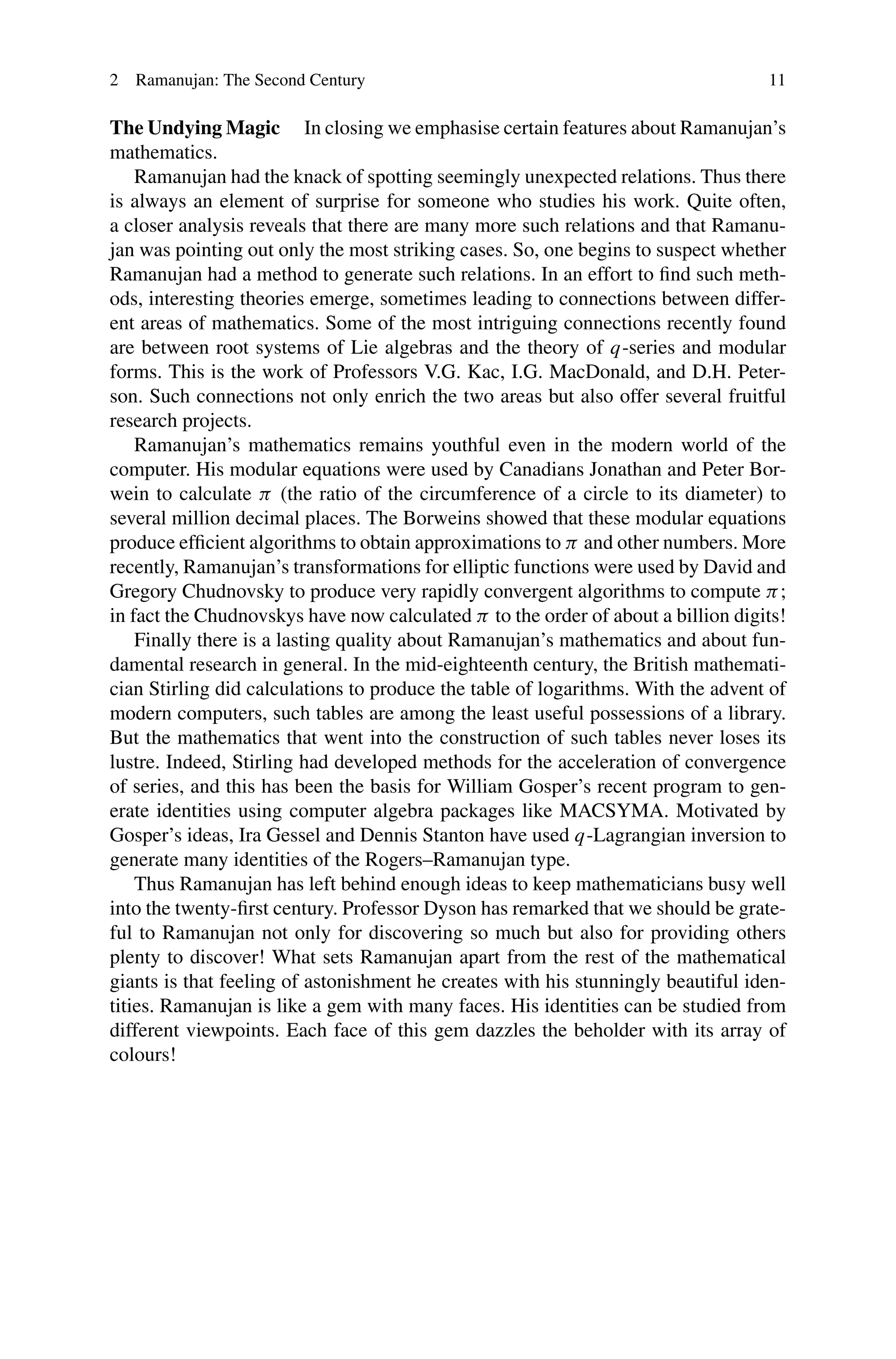 Ramanujan's place in the world of mathematics | PDF