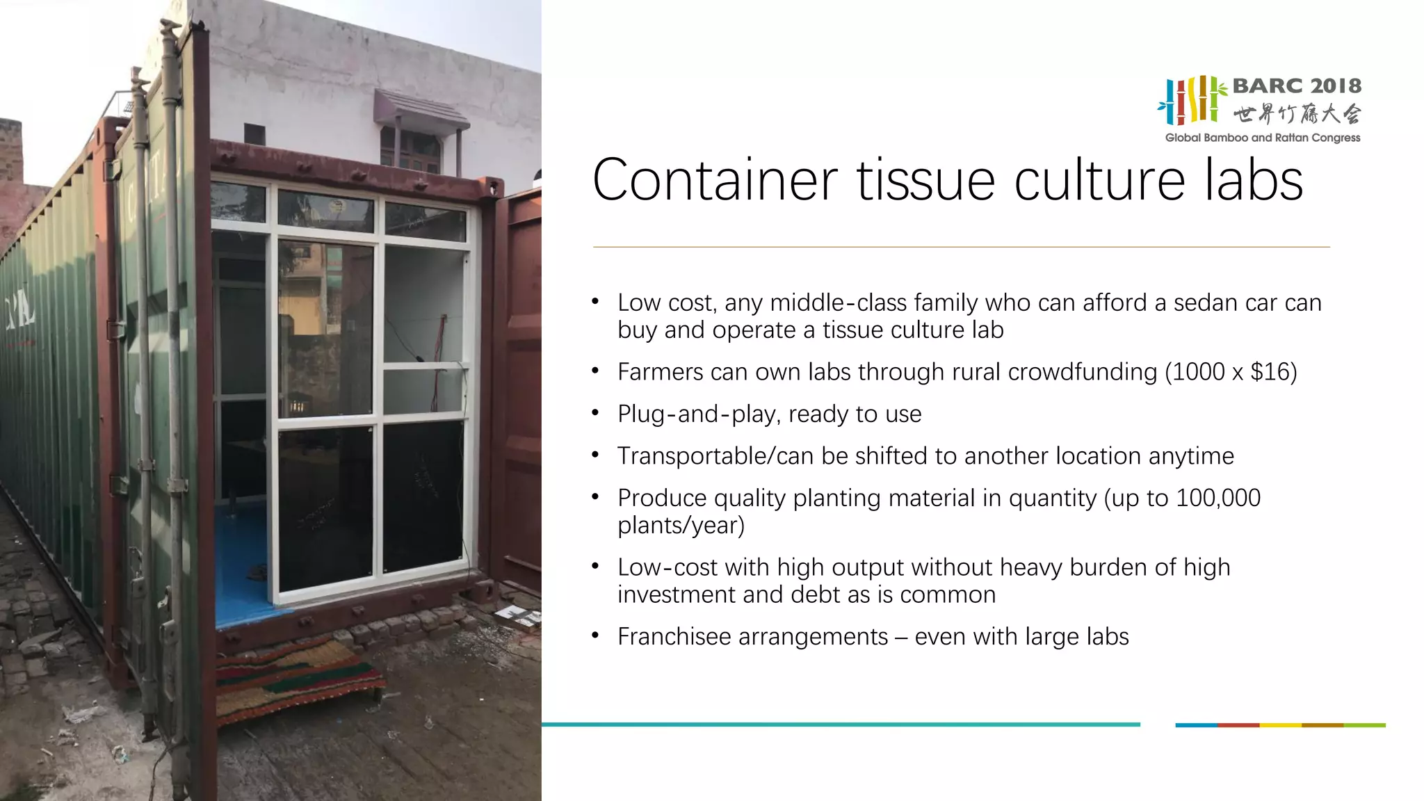 Ramanuja Rao_Container plant tissue culture laboratories | PPT