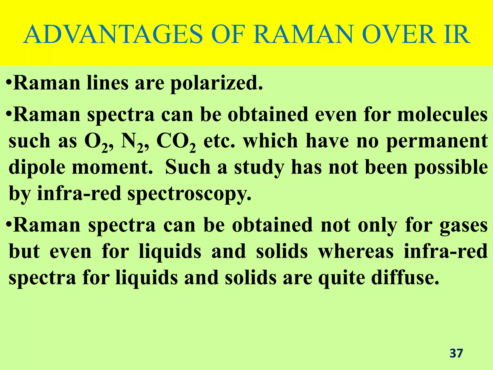 RAMAN SPECTROSCOPY AND ITS APPLICATIONS | PPTX