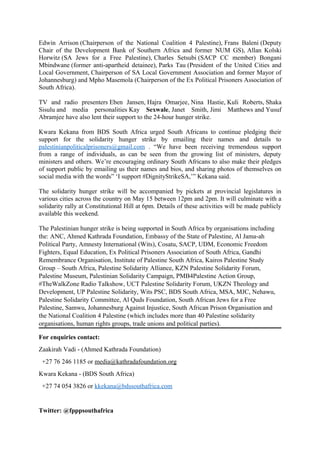 Ramaphosa to go on hunger strike | PDF