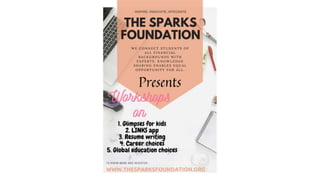 GRIP Internship at THE SPARKS FOUNDATION | PPTX