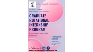 GRIP Internship at THE SPARKS FOUNDATION | PPTX