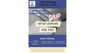 GRIP Internship at THE SPARKS FOUNDATION | PPTX