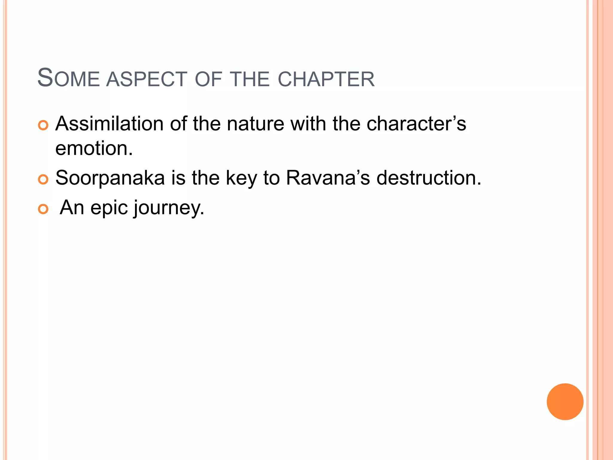 Great Indian Myth | Ramayan 5'th Chapter | PPTX