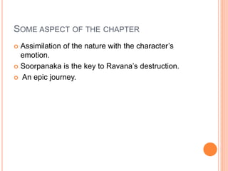 Great Indian Myth | Ramayan 5'th Chapter | PPTX