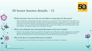 Ramayana_50 lesser known details | PPT