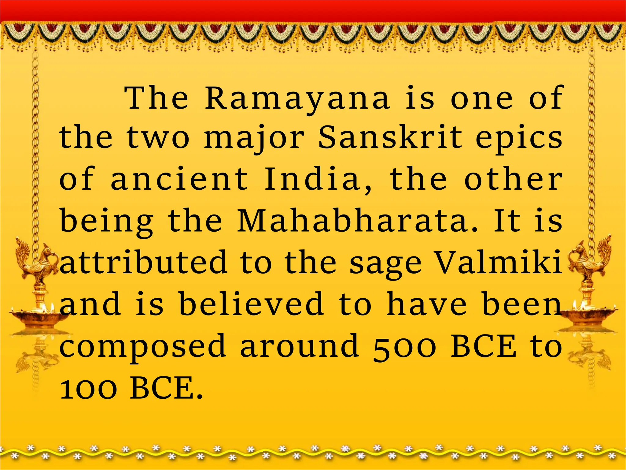 RAMAYANA the Indian Epic of Indian culture | PDF