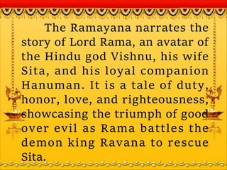RAMAYANA the Indian Epic of Indian culture | PDF